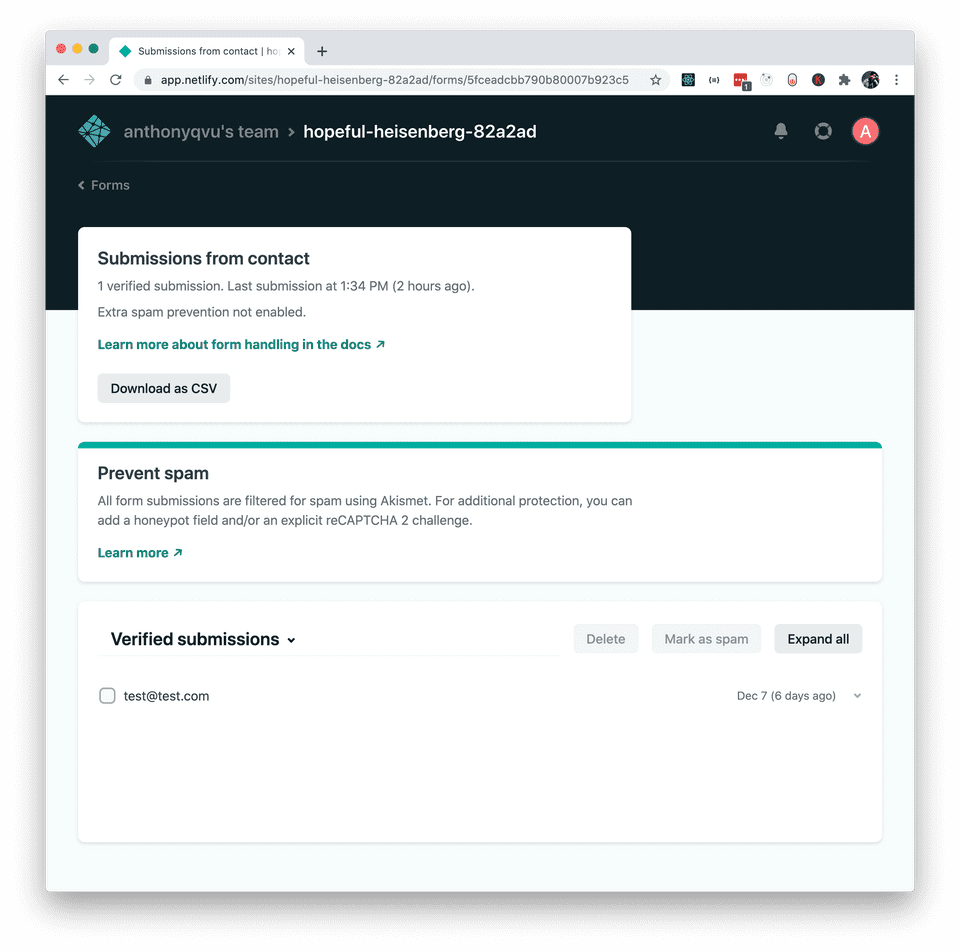 Collect Leads On Your Gatsby Site Using Netlify Forms Twilio React And Nextjs Tutorials